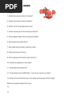 Finding Nemo Script | PDF | Nature