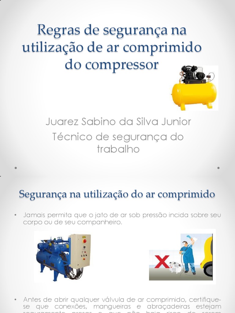 Seguranca Com Ar Comprimido | PDF | Pressão | Energia e recurso