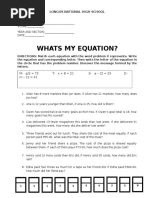 Special Products Worksheet | PDF