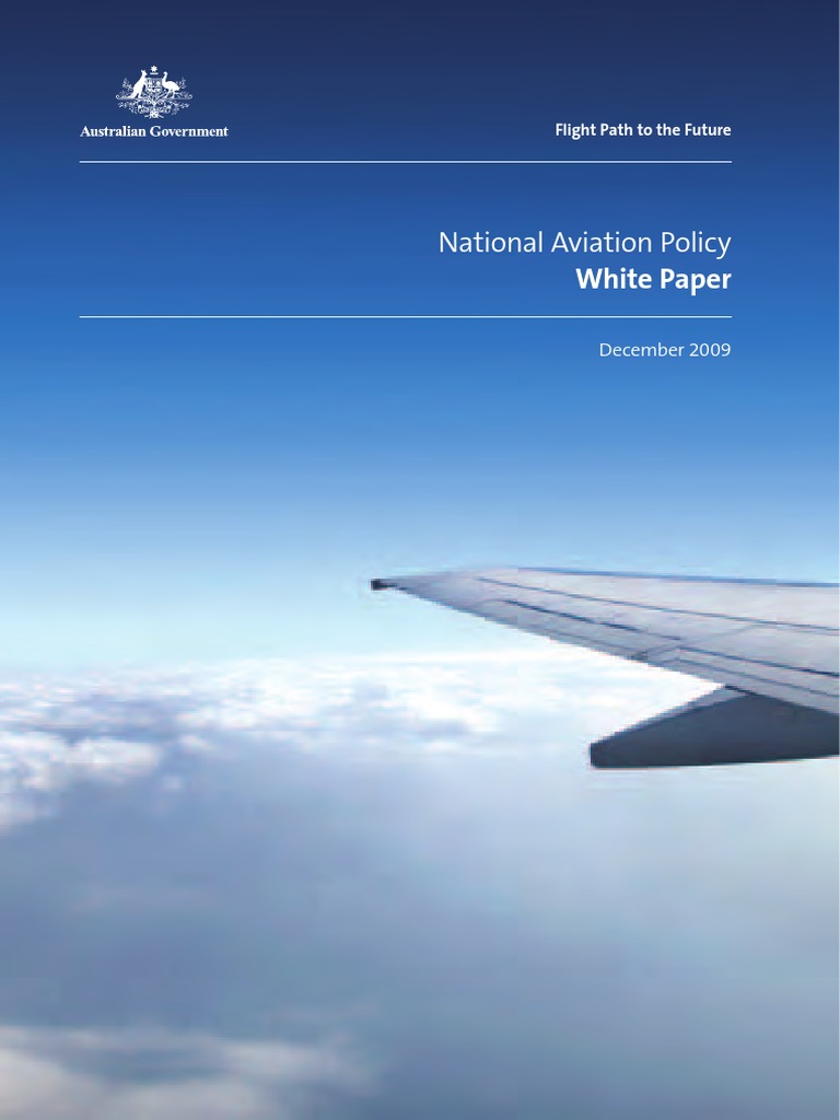 Aviation White Paper Final | PDF | Airlines | Air Traffic Control
