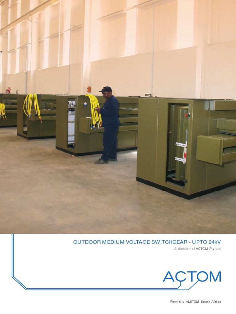 ACTOM Outdoor MV Switchgear Overview | PDF | Electrical Substation ...