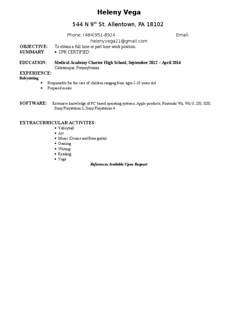 Entry-Level Job Seeker Profile | PDF | Self-Improvement | Wellness