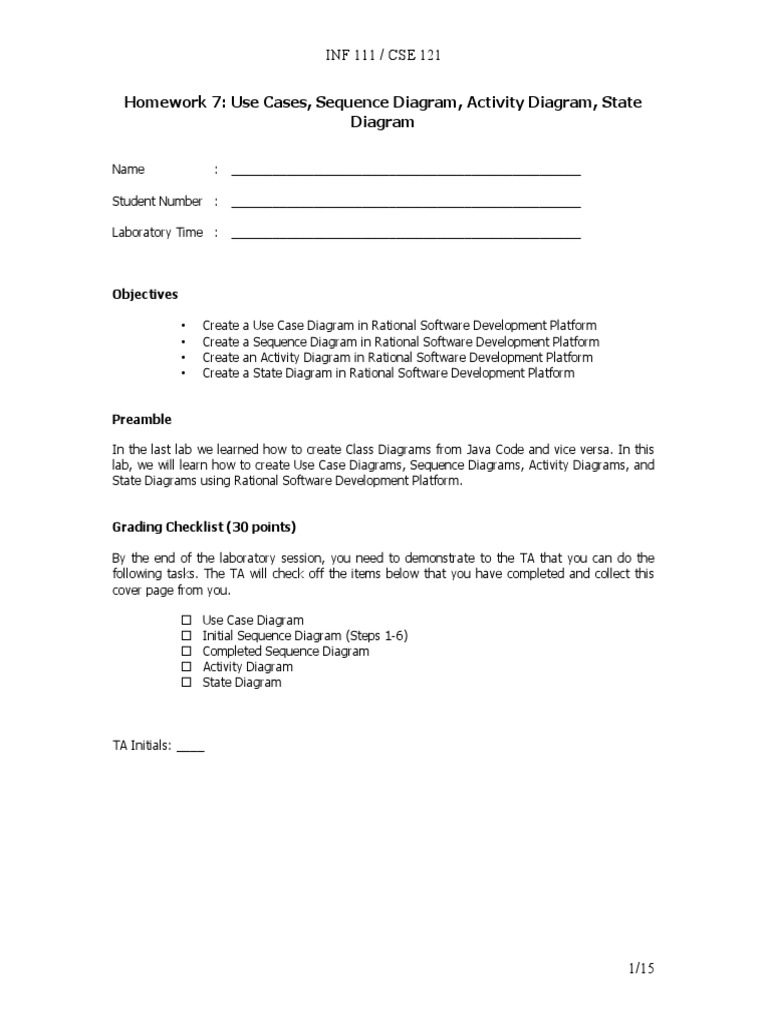 Rational Rose Uml Diagrams | PDF | Use Case | Unified Modeling Language