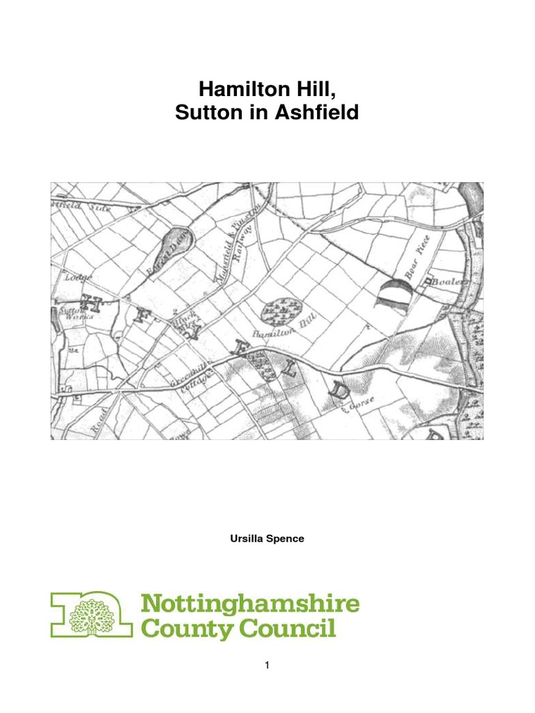 Hamilton Hill, Nottinghamshire | PDF | Nottinghamshire | Archaeology