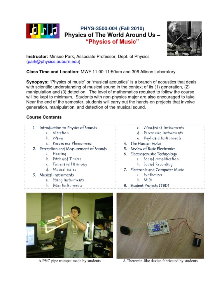 Physics of Music | PDF | Social Science | Art