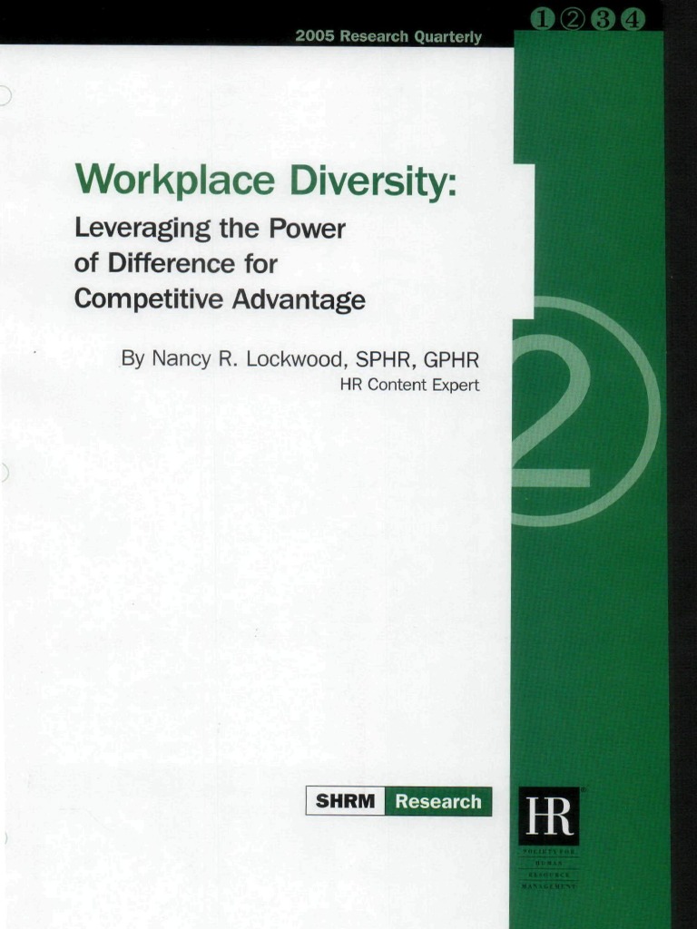 Workplace Diversity | PDF | Diversity (Business) | Employee Retention