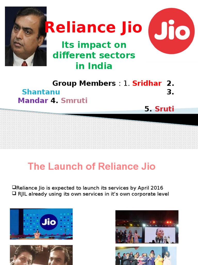 Reliance Jio & Its Impacts | PDF | Internet | Service Industries