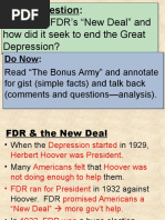 New Deal Programs: Relief, Recovery, Reform | PDF | New Deal | Economy ...