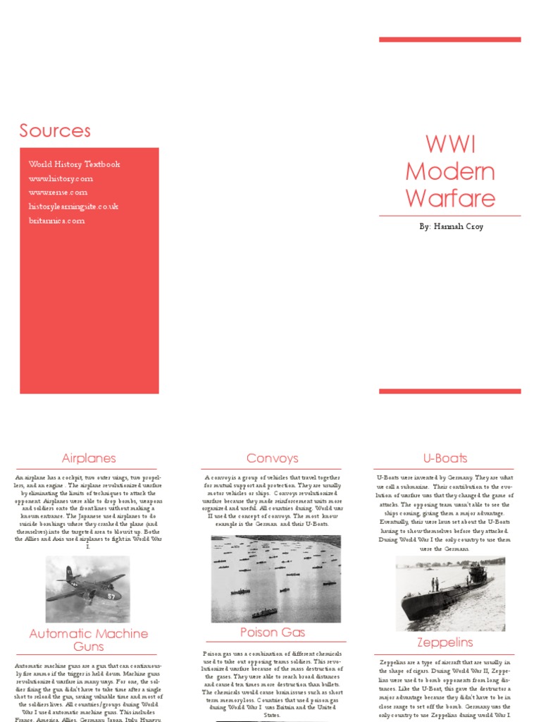 World War 2 Project | PDF | U Boats | Chemical Warfare