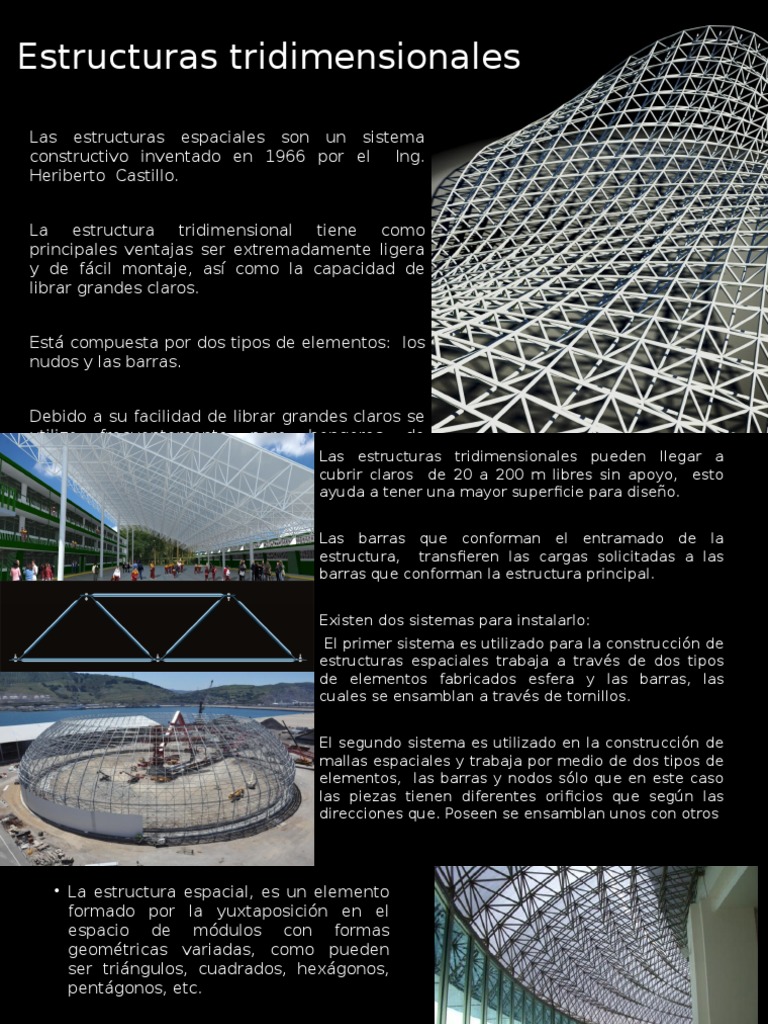 Estructuras Tridimensionales | Descargar gratis PDF | Triángulo | Tornillo