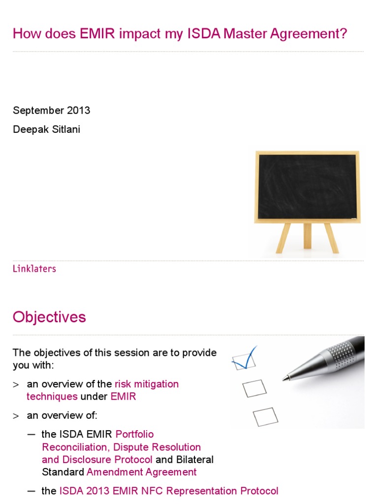 How Does EMIR Impact My ISDA Master Agreement | PDF | Limited Liability ...