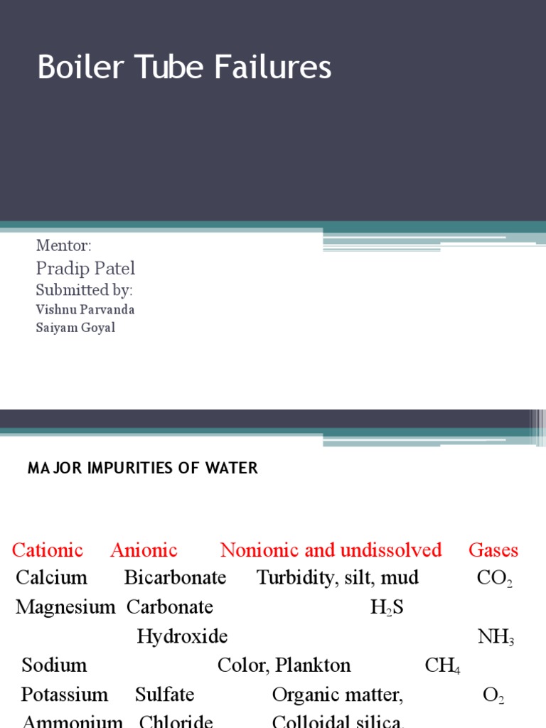 Boiler Tube Failures | PDF | Corrosion | Boiler
