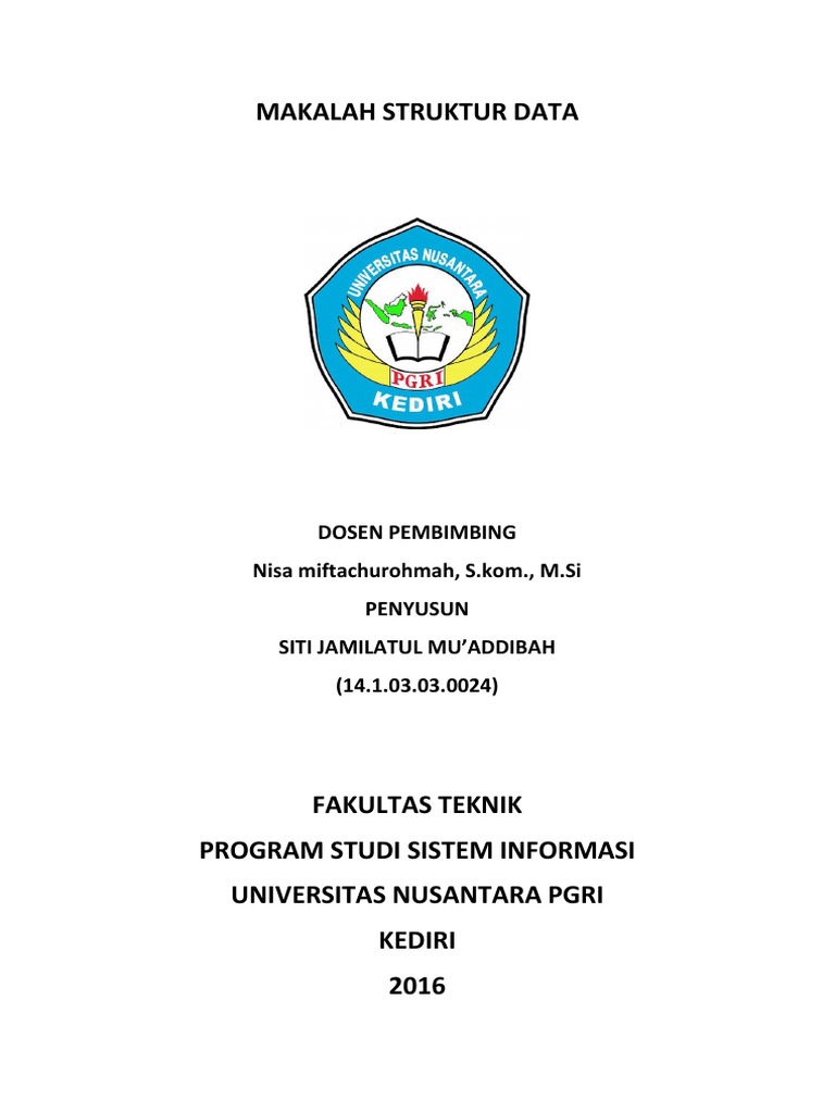 Makalah Struktur Data PDF | PDF
