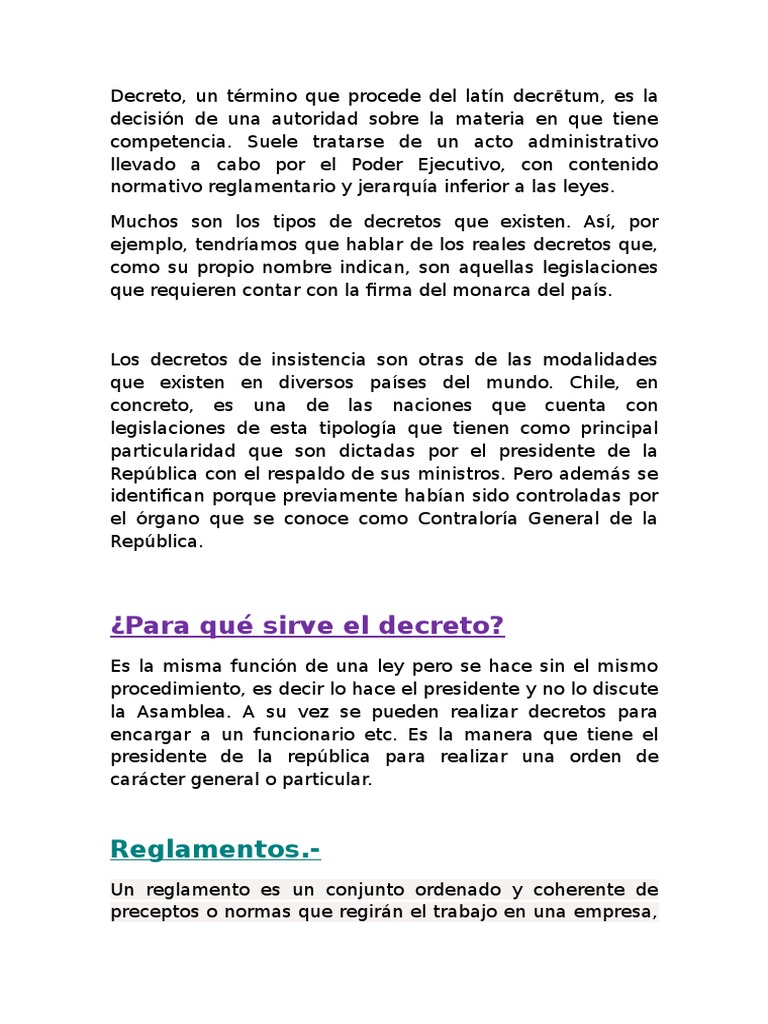 Decreto | PDF | Ciencias sociales | Derecho