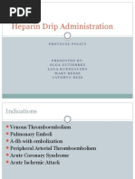 IV Heparin Dosage Calculations | PDF | Intravenous Therapy | Drugs