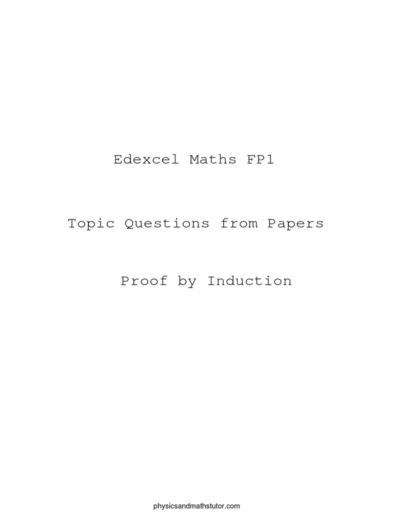 Ch.6 Proof by Mathematical Induction | PDF | Trigonometric Functions ...