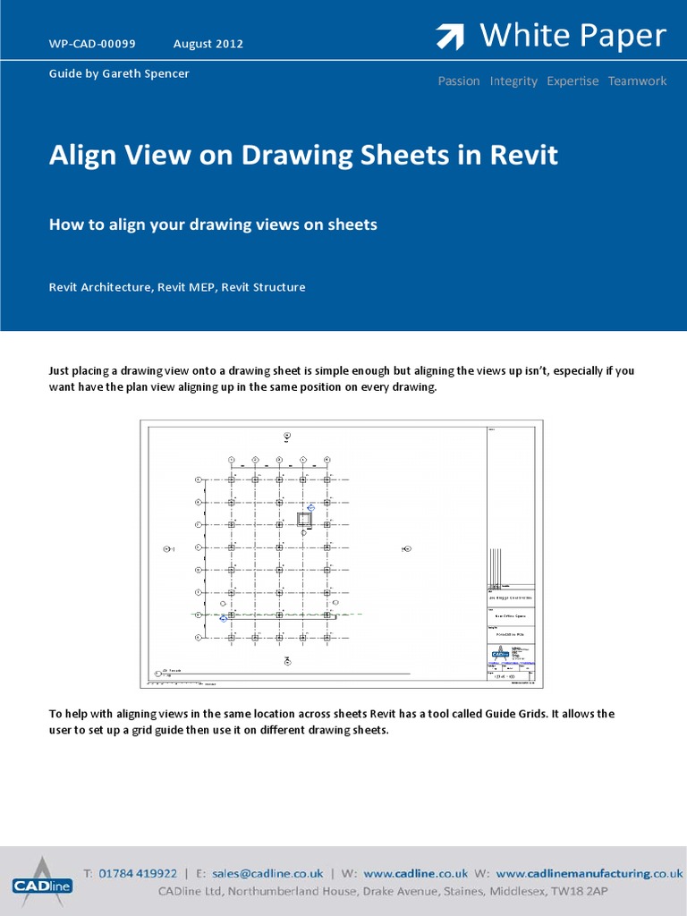 Align View On Drawing Sheets in Revit | PDF | Autodesk Revit | Software