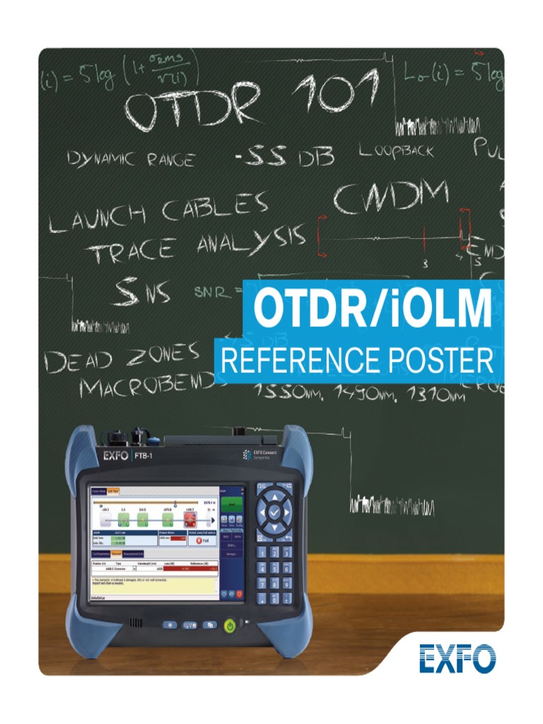 EXFO Reference Poster OTDR IOLM v1 | Optical Fiber | Wavelength ...
