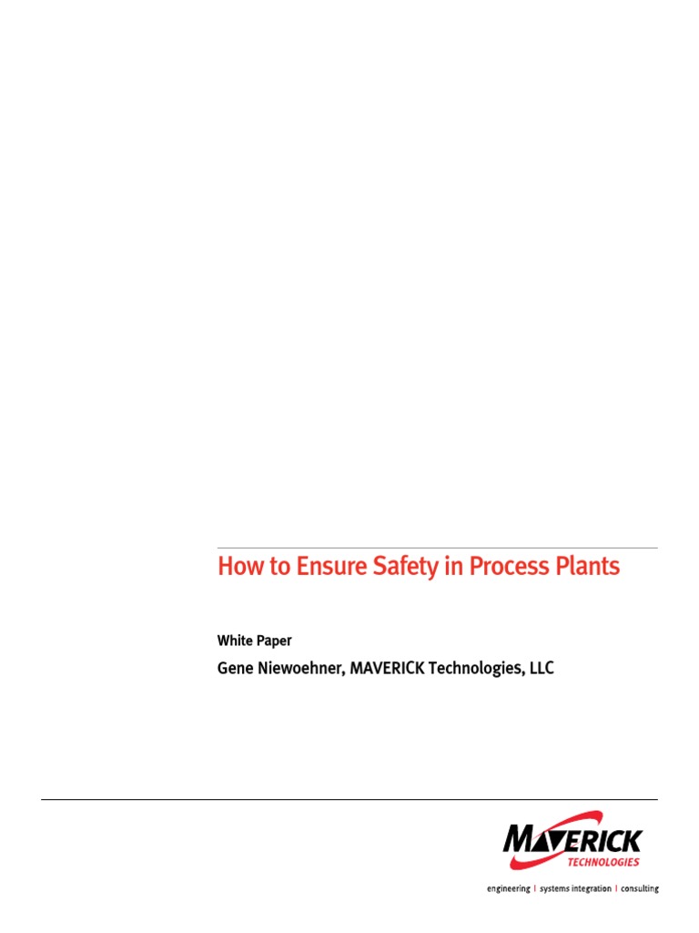 Ensuring Safety in Process Plants | PDF | Safety | Automation