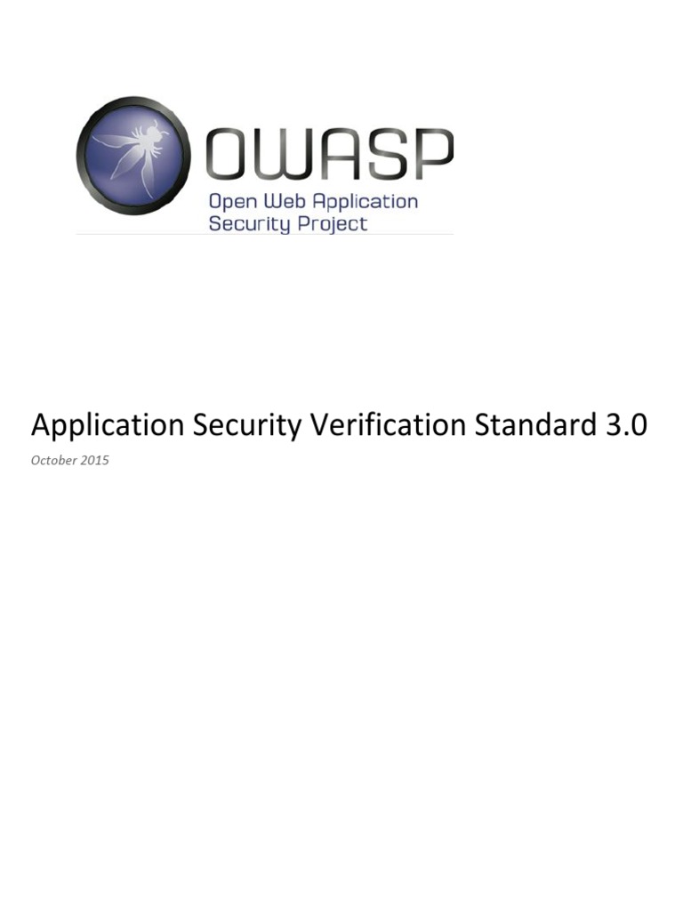 OWASP Application Security Verification Standard3.0 | PDF | Password | Authentication