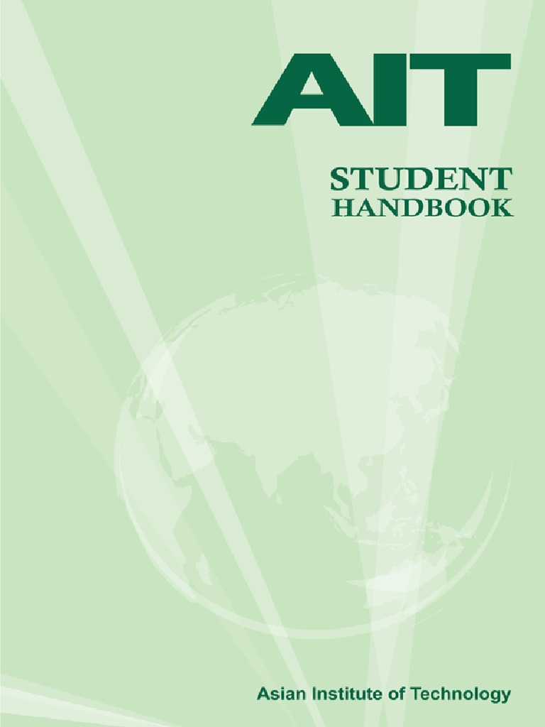 AIT Student Handbook Overview | PDF | Academic Dishonesty | Fee