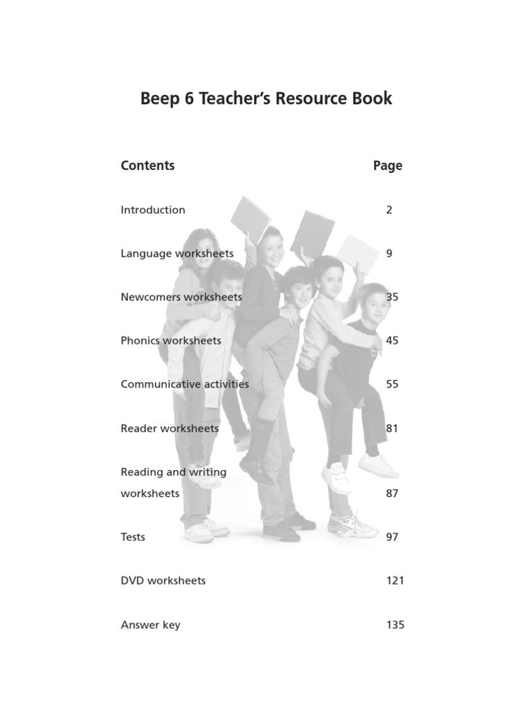 Beep 6 Teacher Resource Guide | PDF | Language Arts & Discipline