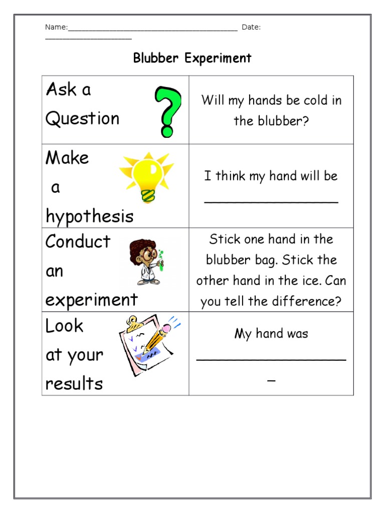 Polar Bear Blubber Experiment | PDF | Home & Garden