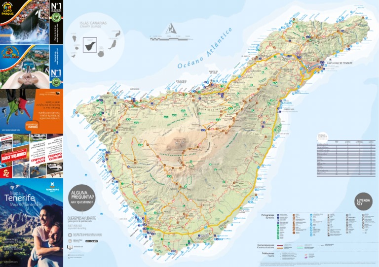 Mapa Tenerife | PDF | Islas Canarias | Ocio