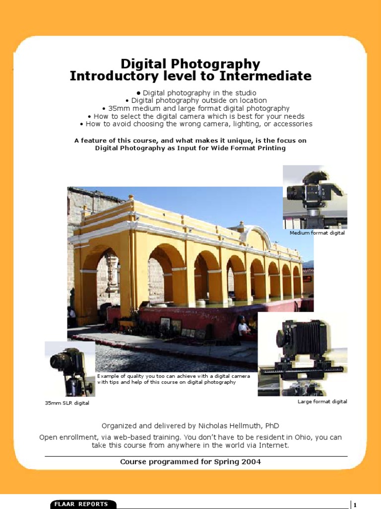 Digital Photography Course | PDF | Digital Photography | Printer ...