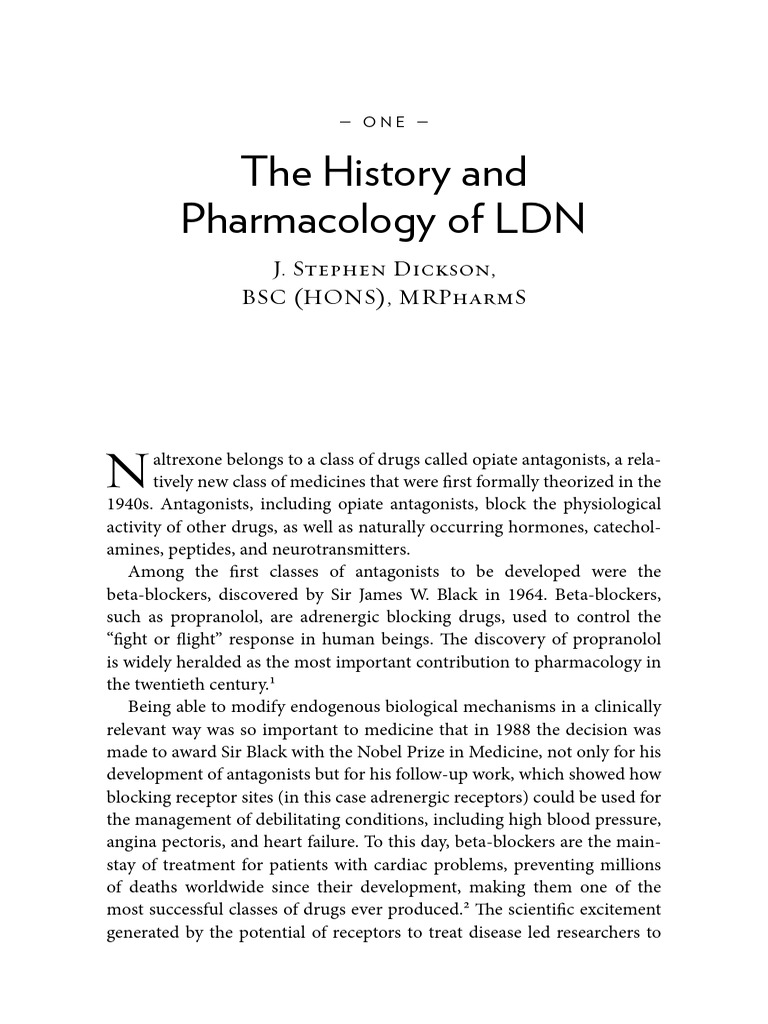 The LDN Book - Chapter 1: The History and Pharmacology of LDN | PDF ...