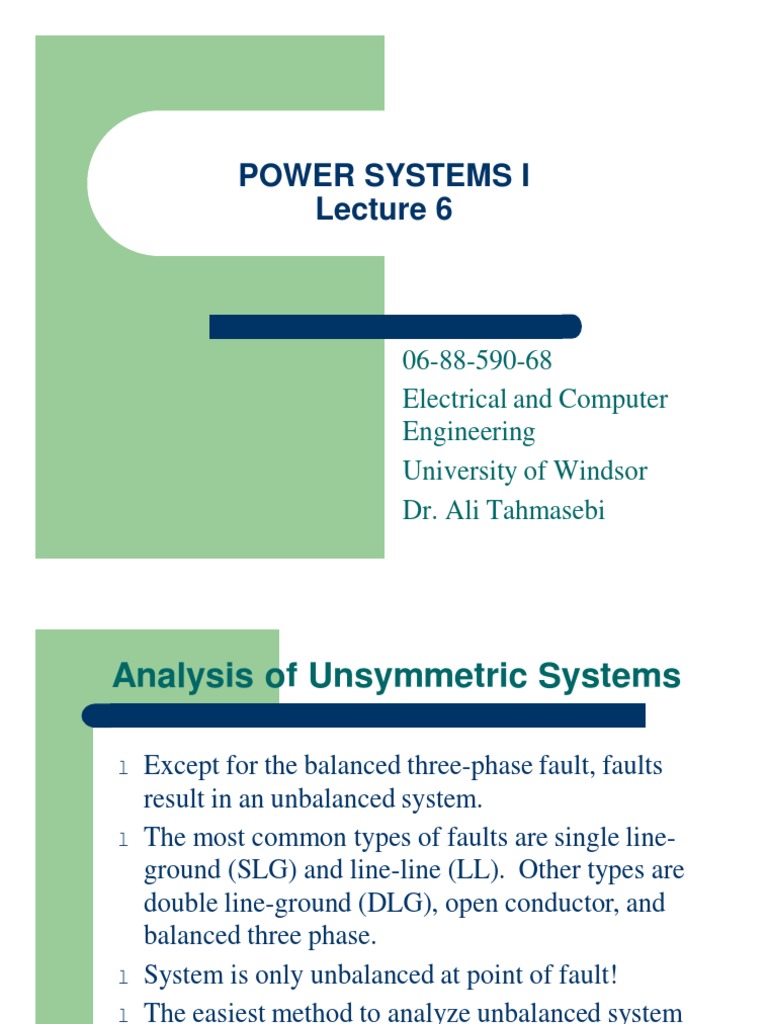 Lec6 Power System | PDF | Electric Power | Physics