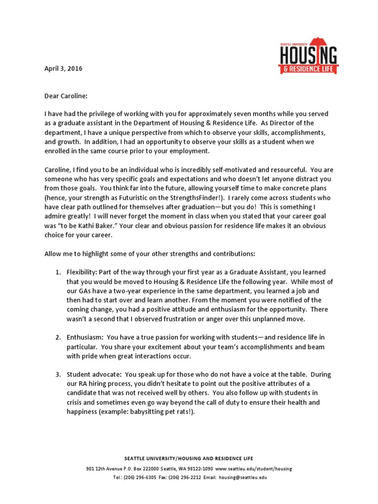Caroline Letter | PDF | Applied Psychology | Cognitive Science