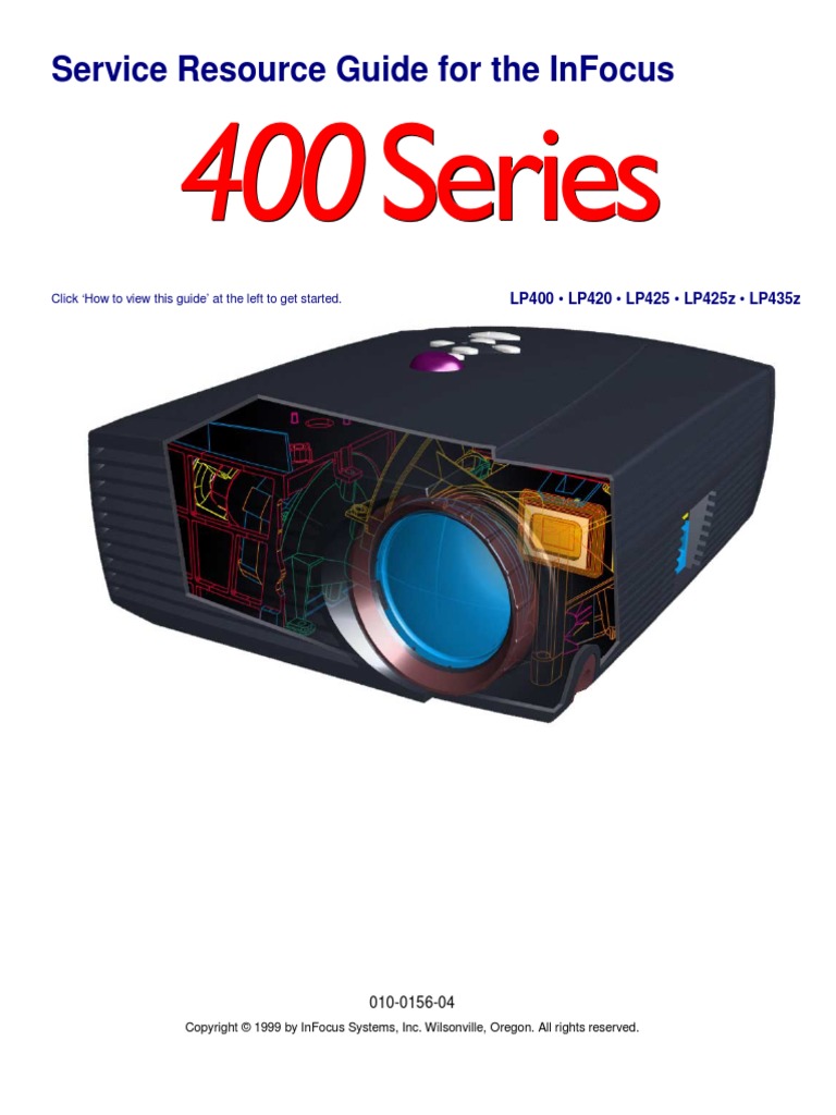 Infocus lp400 Service Manual | PDF | Video | Zoom Lens