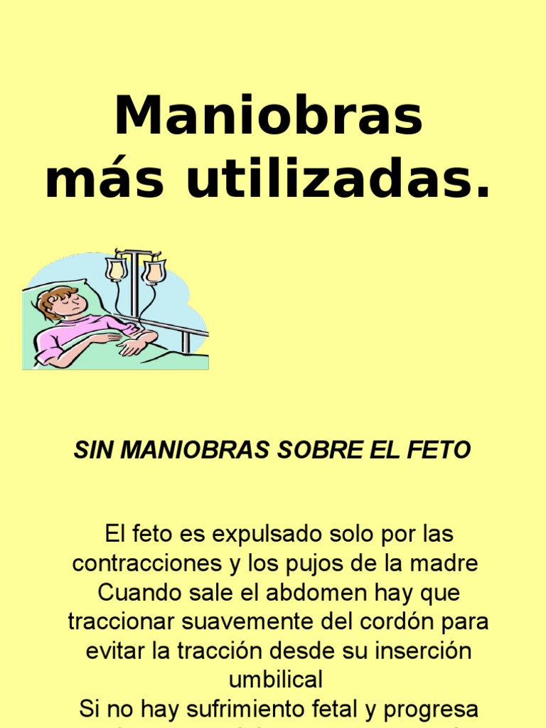 Maniobras en El Parto2009. | PDF | Parto | Reproducción
