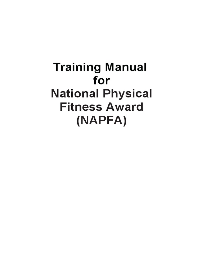 Manual For Napfa Prep | PDF | Foot | Anatomical Terms Of Motion