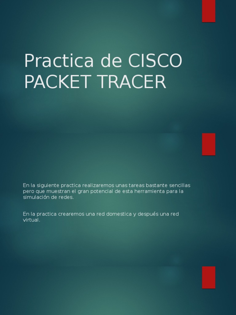 Practica de Cisco Packet Tracer | PDF | Conmutador de red | Redes