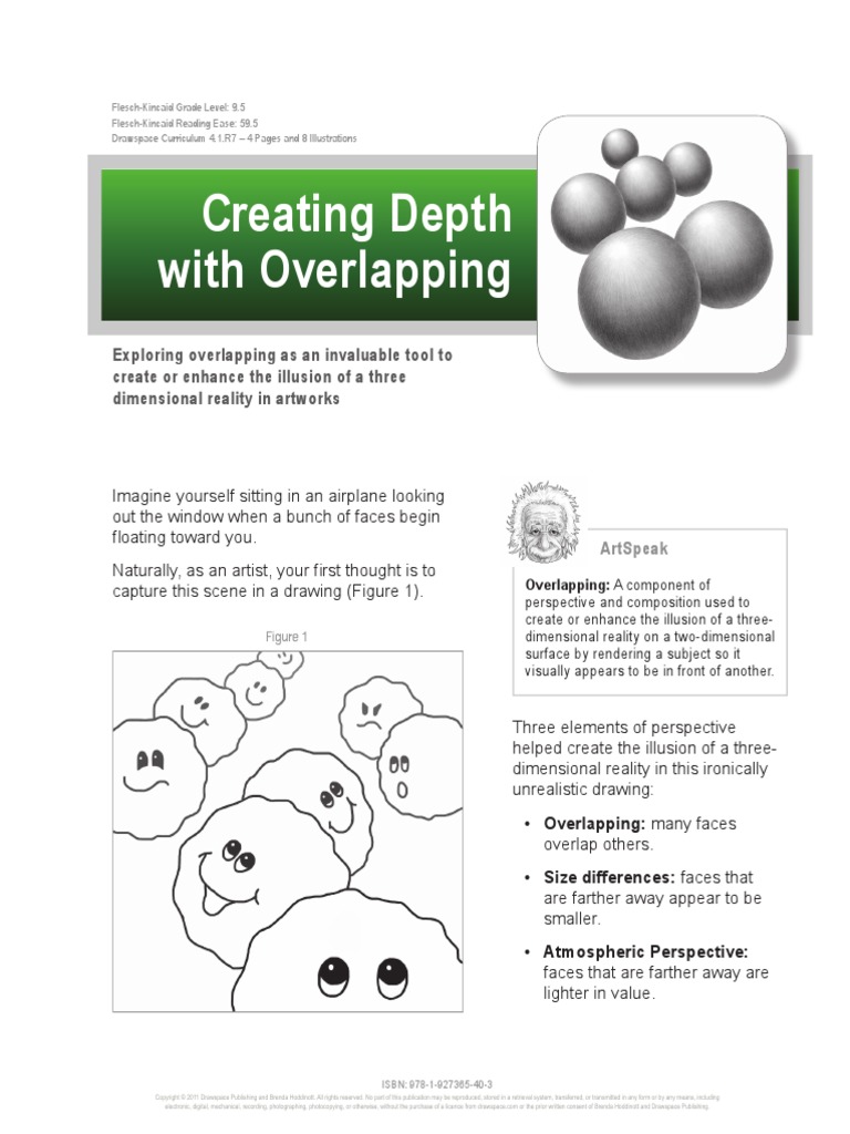 Creating Depth With Overlapping | PDF | Perspective (Graphical) | Horizon