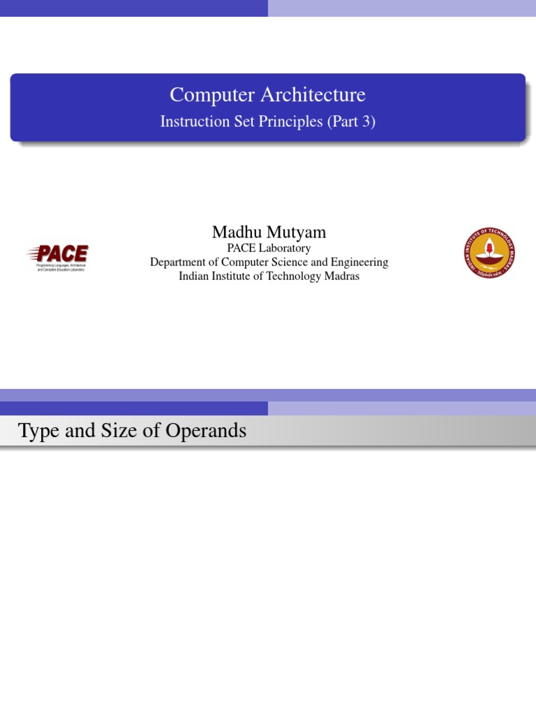 Computer Architecture: Instruction Set Principles (Part 3) | PDF | Instruction Set | Subroutine