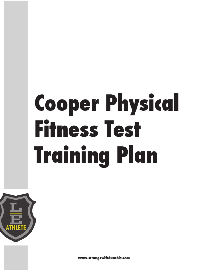 Cooper Test Training Plan | PDF | Physical Fitness | Individual Sports