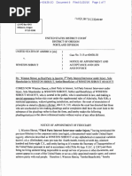 Letter of Appointment of Executor