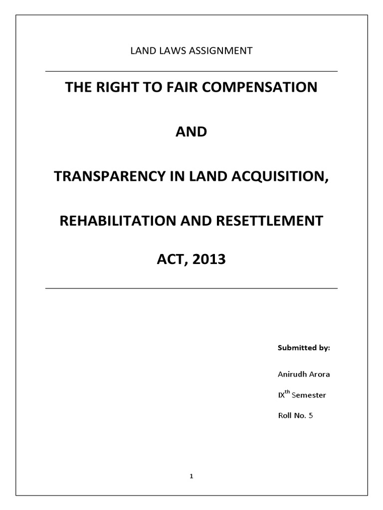 Land Laws Final PDF | PDF | Eminent Domain | Mergers And Acquisitions