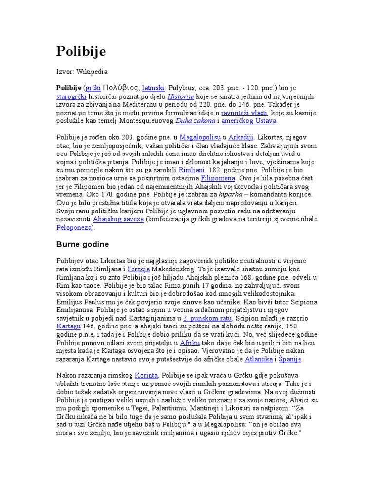 Istoriografija Starog Rima | PDF