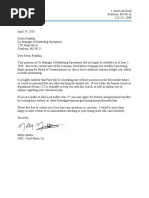 Sample Bad News Letter | PDF