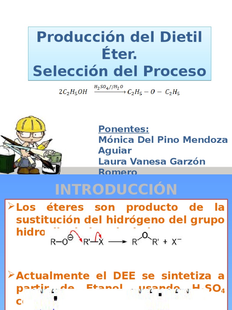 Dietil Eter Presentacion 3 | PDF