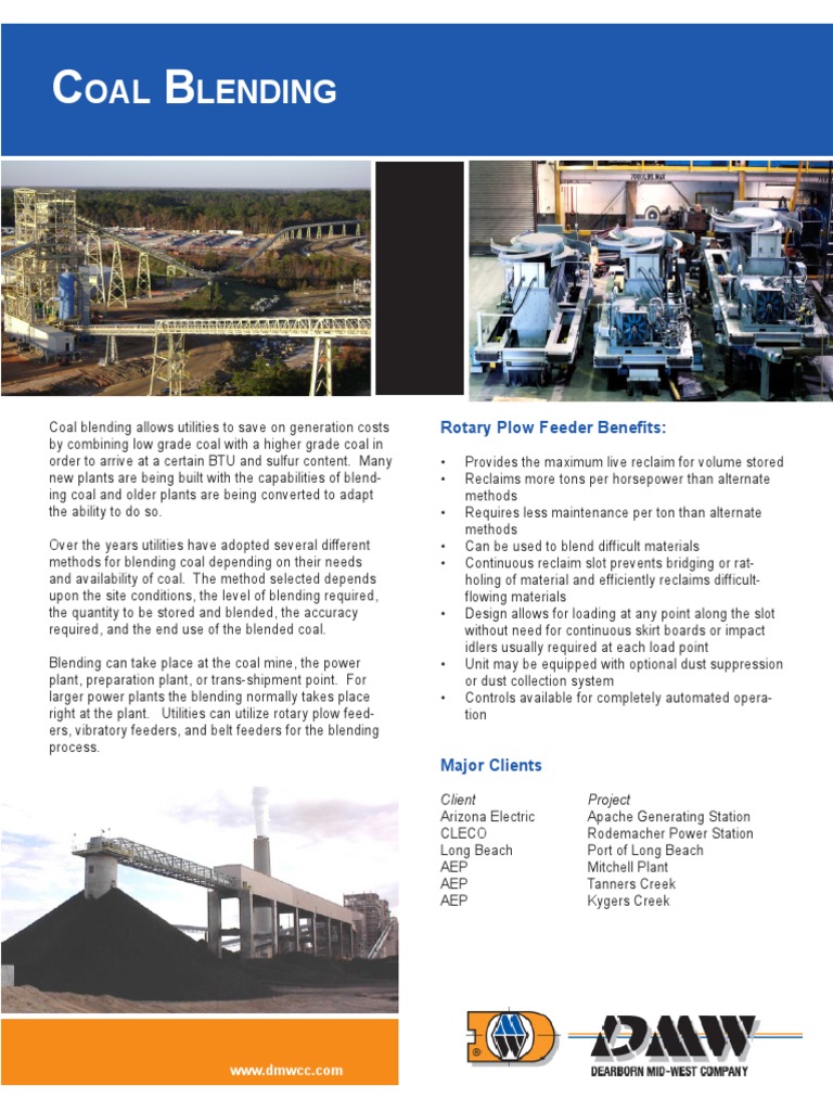 Coal Blending | Coal | Power Station