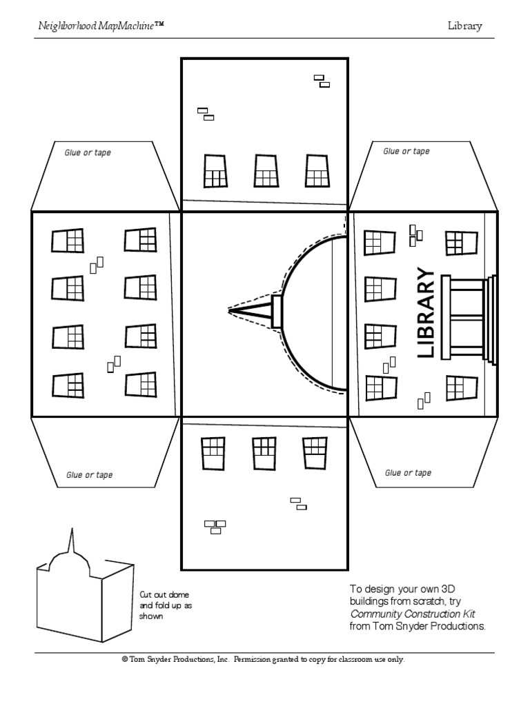 Classroom 3D Building Guide | PDF | Games & Activities | Art