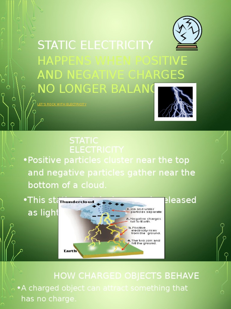 Chapter 13 Static Electricity Lesson 1 and Lab | PDF | Electric Charge ...