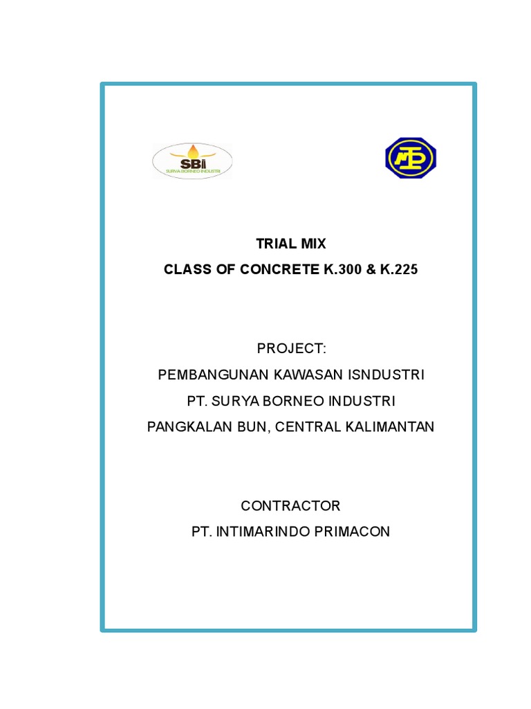 Trial Mix k300 Dan k225 | PDF