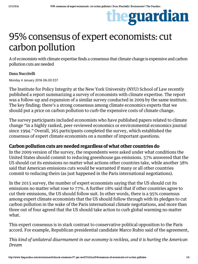 Guardian - 81% CT Dec CO2 | PDF | Emissions Trading | Global ...
