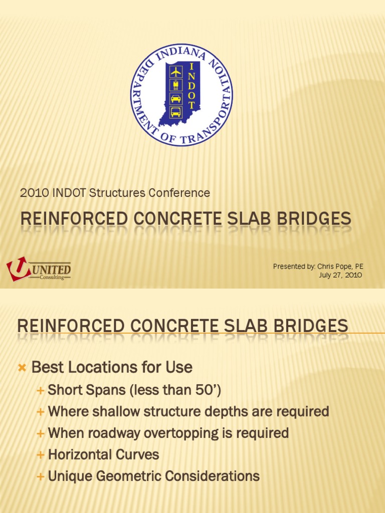 RCC Slab Bridge | PDF | Reinforced Concrete | Concrete